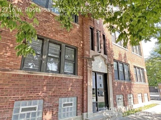 2 Br, 1 bath, Condo 2716 W Rosemont Ave