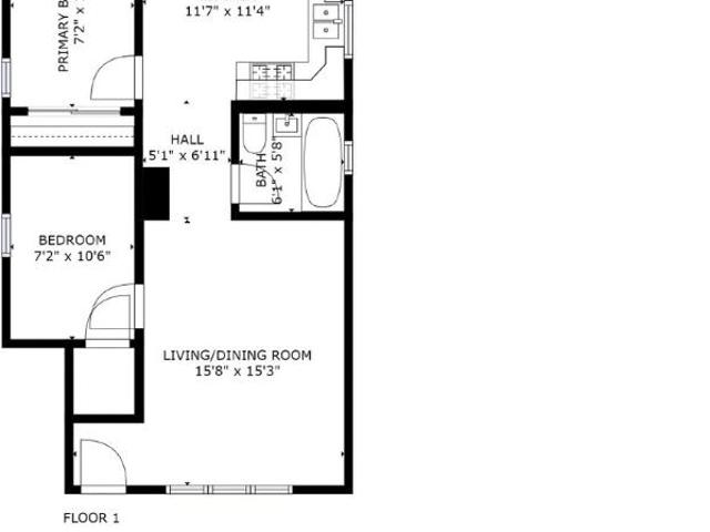 2 Br, 1 bath, Condo 2733 N Wayne Ave
