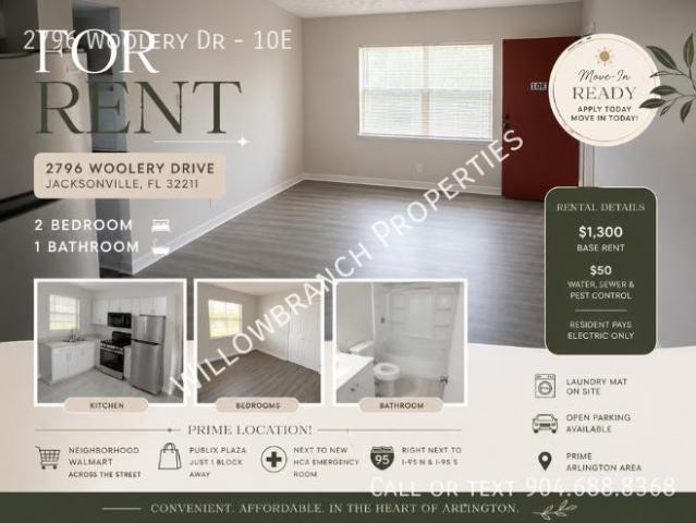 2 Br, 1 bath, Condo 2796 Woolery Dr