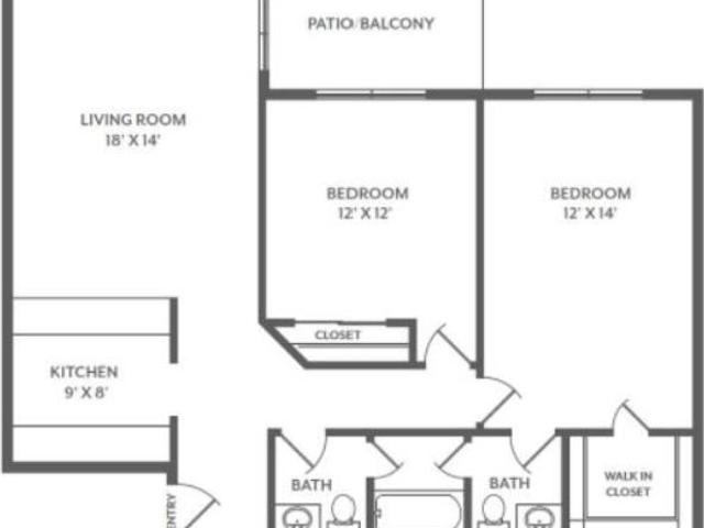 2 Br, 1 bath, Condo 311 Gladstell St