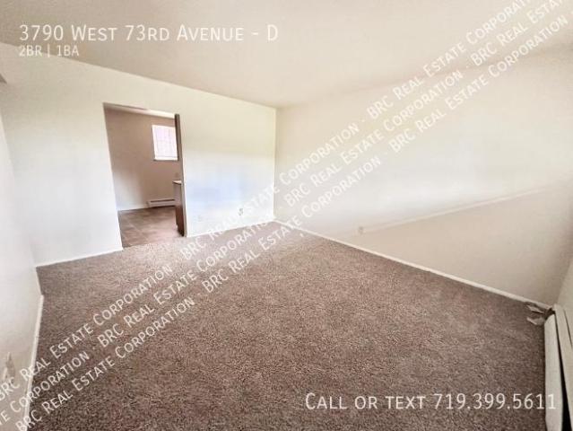 2 Br, 1 bath, Condo 3790 West 73rd Avenue