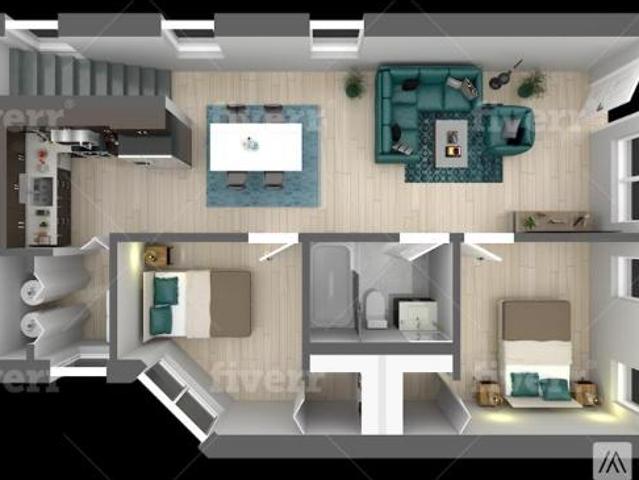 2 Br, 1 bath, Other 1644 West 21st Street