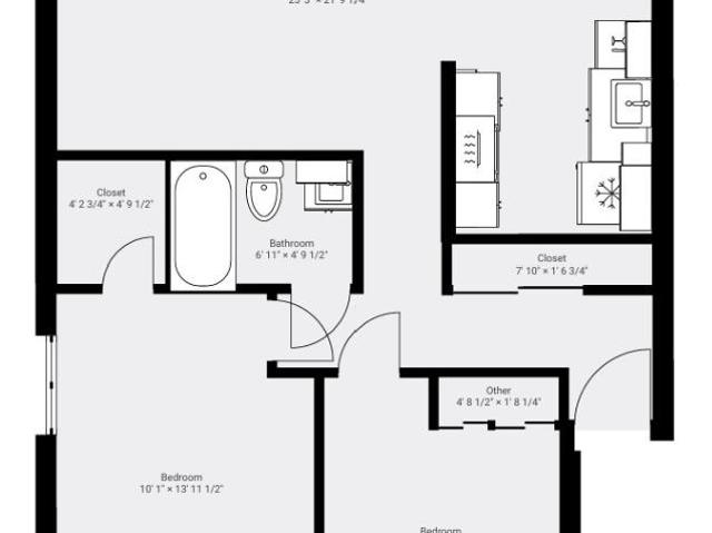 2 Br, 1 bath, Other 226 East 7th Avenue