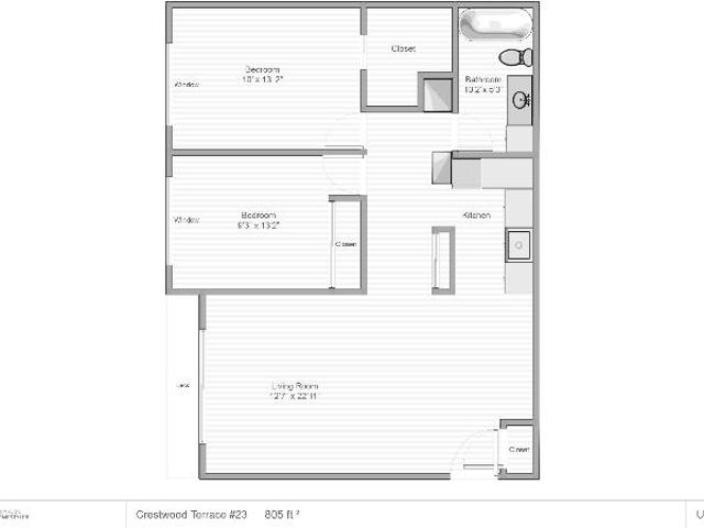 2 Br, 1 bath, Apartment 3410 3440 Southwest Alice Street