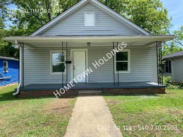 2 Br, 1 bath, Single Family 107 Baltimore Ave