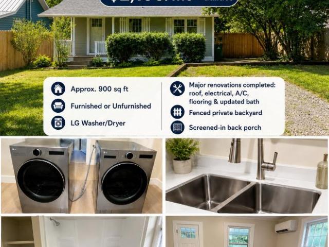 2 Br, 1 bath, Single Family 108 Arnold Rd