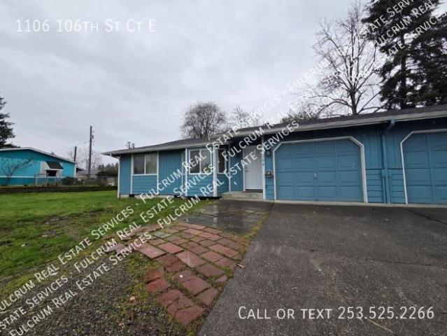 2 Br, 1 bath, Single Family 1106 106th St Ct E