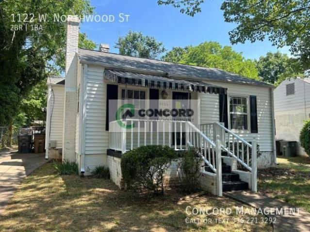 2 Br, 1 bath, Single Family 1122 W Northwood St