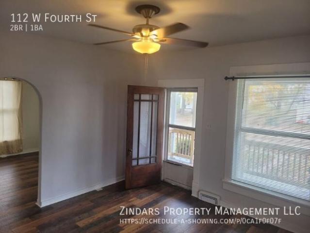 2 Br, 1 bath, Single Family 112 W Fourth St