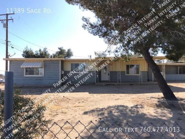 2 Br, 1 bath, Single Family 11389 Sage Rd