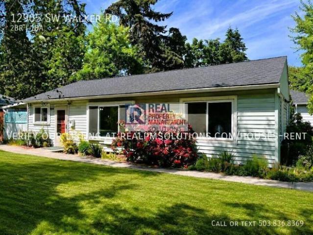 2 Br, 1 bath, Single Family 12905 SW Walker Rd