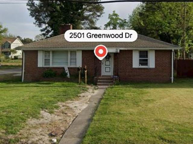 2 Br, 1 bath, Single Family 2501 Greenwood Drive