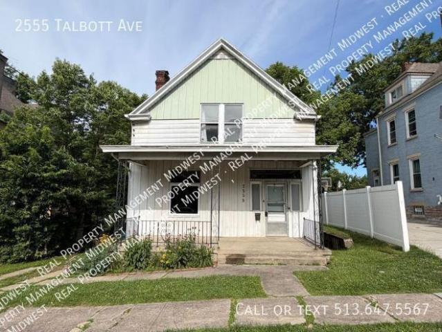 2 Br, 1 bath, Single Family 2555 Talbott Ave