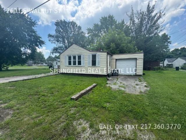 2 Br, 1 bath, Single Family 2601 S Walnut St