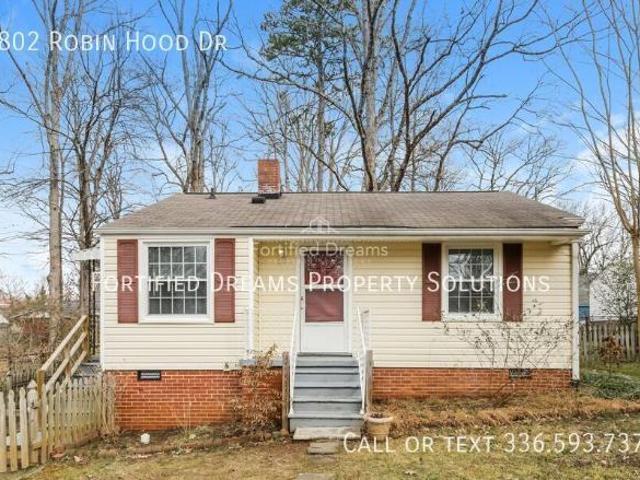 2 Br, 1 bath, Single Family 2802 Robin Hood Dr