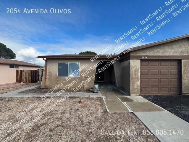2 Br, 1 bath, Single Family 2054 Avenida Olivos