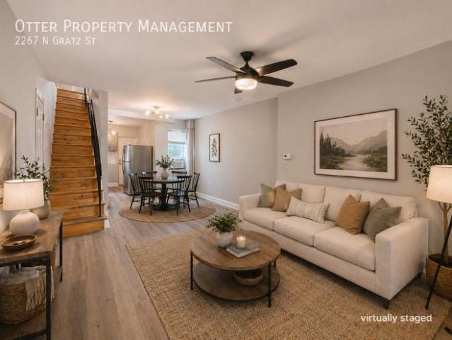 2 Br, 1 bath, Single Family 2267 N Gratz St