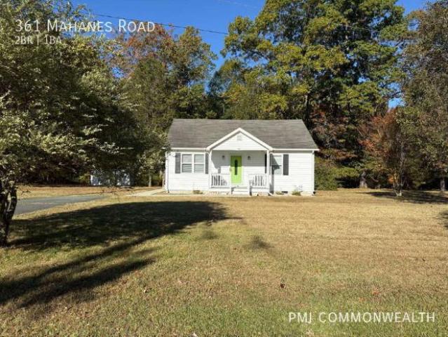 2 Br, 1 bath, Single Family 361 Mahanes Road