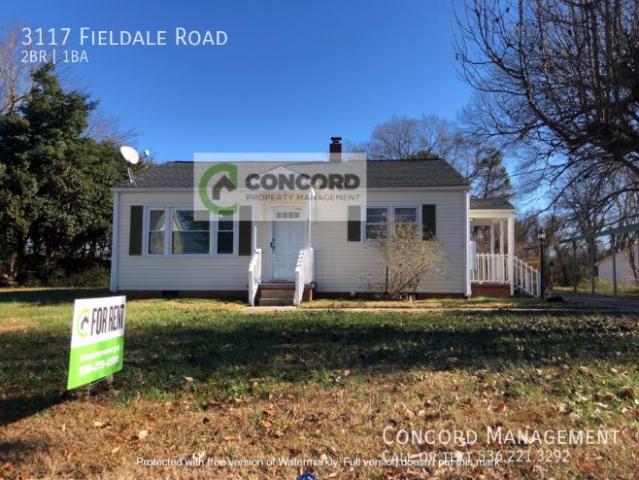 2 Br, 1 bath, Single Family 3117 Fieldale Rd
