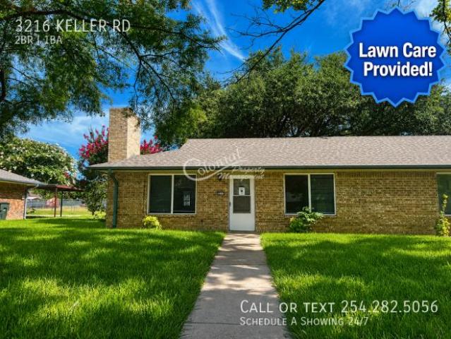 2 Br, 1 bath, Single Family 3216 Keller Rd