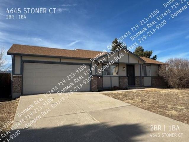 2 Br, 1 bath, Single Family 4645 Stoner Ct