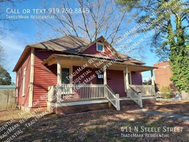 2 Br, 1 bath, Single Family 411 N Steele St