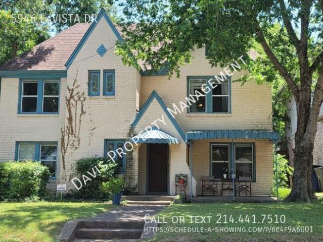 2 Br, 1 bath, Single Family 5946 Lavista Dr