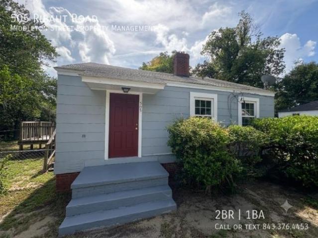 2 Br, 1 bath, Single Family 505 Ribaut Rd