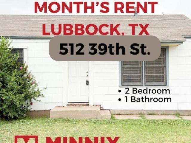2 Br, 1 bath, Single Family 512 39th St