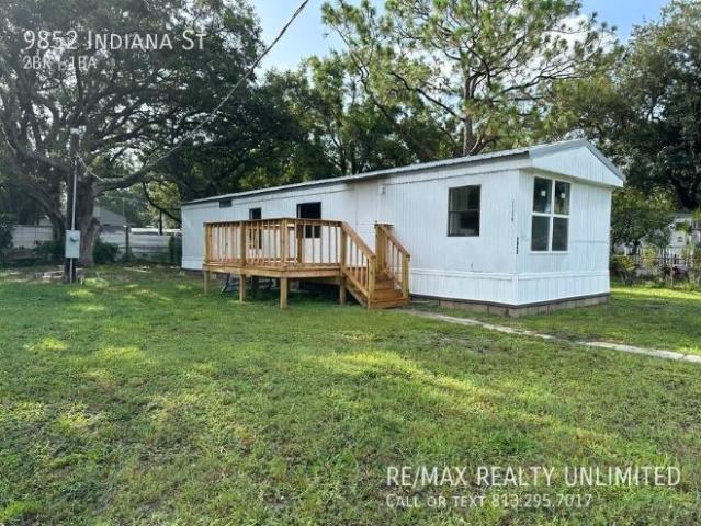 2 Br, 1 bath, Single Family 9852 Indiana St