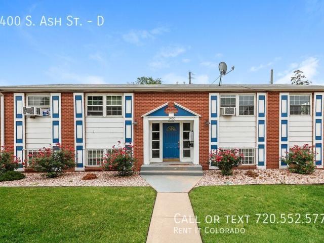 2 BR, 1 BA Apartment 1400 S. Ash St Denver, CO 80222