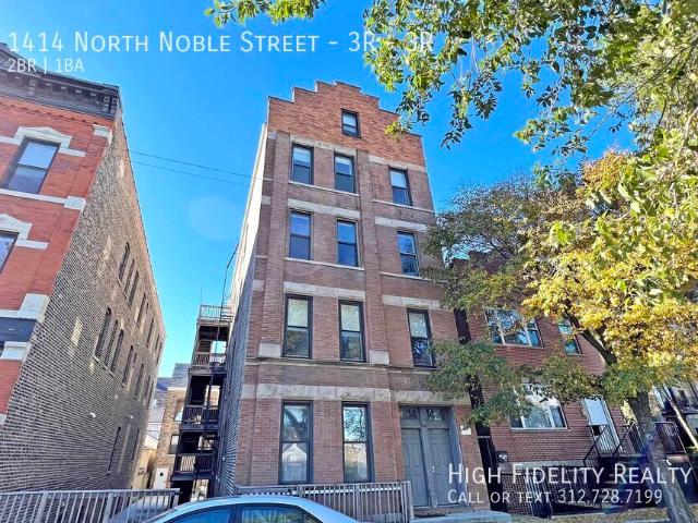2 BR, 1 BA Apartment 1414 North Noble Street 3R, Chicago, IL 60642