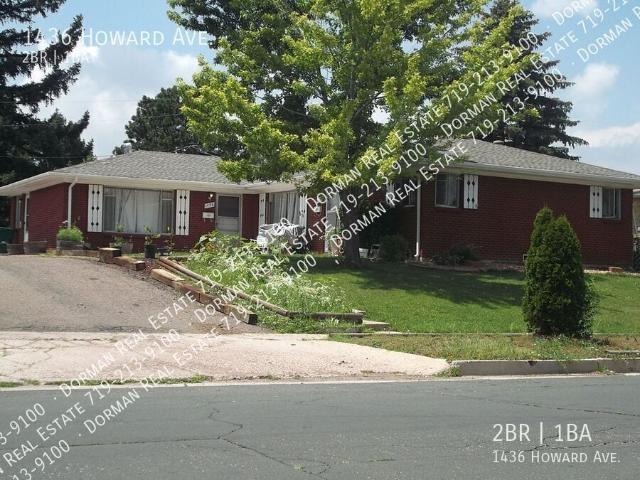 2 BR, 1 BA Apartment 1436 HOWARD AVE, COLORADO SPRINGS, CO 80909