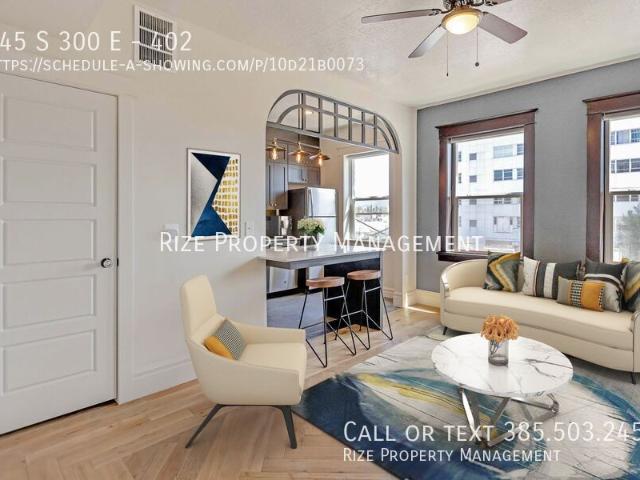 2 BR, 1 BA Apartment 145 S 300 E, Salt Lake City, UT 84111
