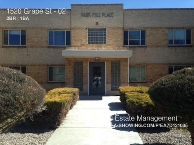 2 BR, 1 BA Apartment 1520 Grape St, Denver, CO 80220