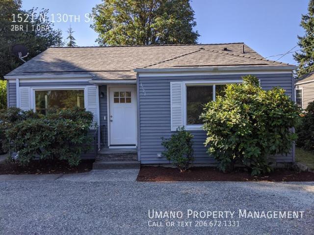 2 BR, 1 BA Apartment 1521 N 130th St, Seattle, WA 98133