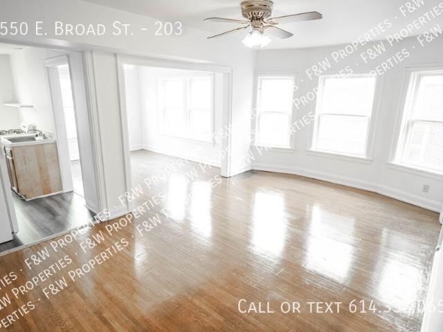 2 BR, 1 BA Apartment 1550 E. Broad St Columbus, OH 43203