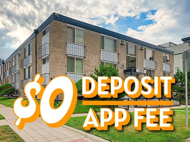 2 BR, 1 BA Apartment 1555 Grove Street, Denver, CO 80204