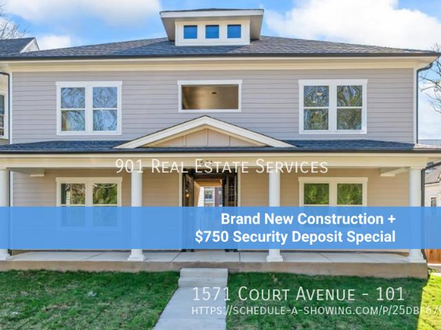 2 BR, 1 BA Apartment 1571 Court Avenue, Memphis, TN 38104