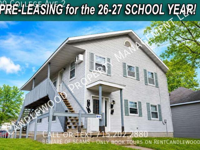 2 BR, 1 BA Apartment 1600 College Ave 2, Stevens Point, WI 54481