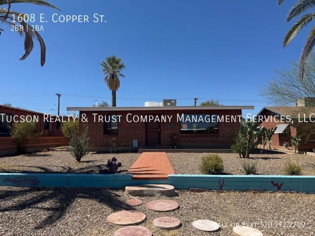 2 BR, 1 BA Apartment 1608 E. Copper St Tucson, AZ 85719