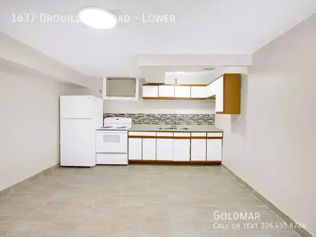 2 BR, 1 BA Apartment 1637 Drouillard Road, Windsor, ON N8Y 2S4