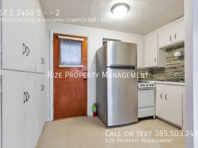 2 BR, 1 BA Apartment 167 E 2400 S, South Salt Lake City, UT 84115