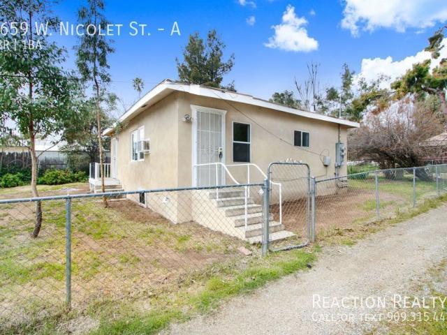 2 BR, 1 BA Apartment 1659 W. Nicolet St Banning, CA 92220