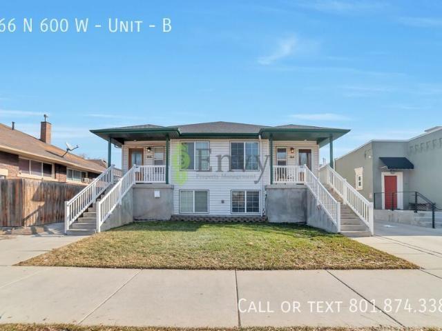 2 BR, 1 BA Apartment 166 N 600 W Unit, Salt Lake City, UT 84116