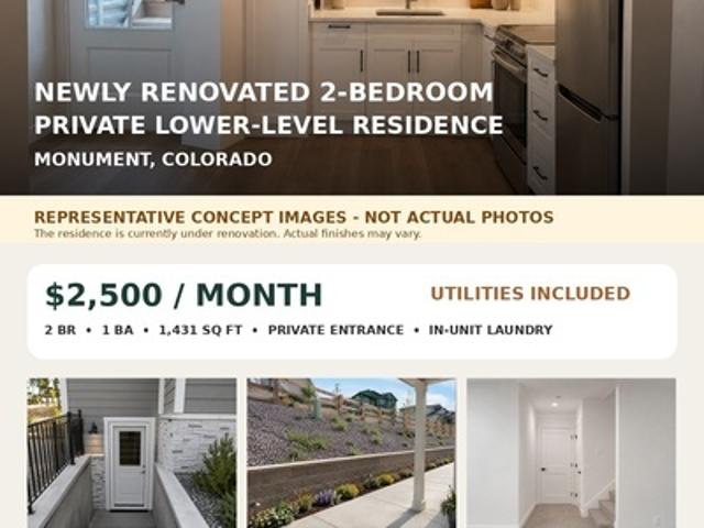2 BR, 1 BA Apartment 16981 Starfall Dr, Monument, CO 80132