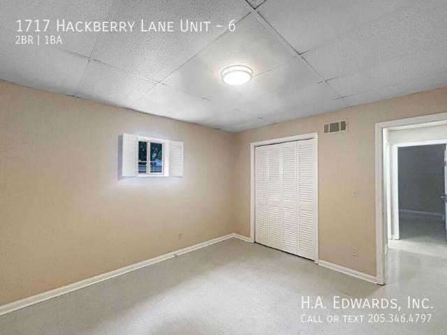 2 BR, 1 BA Apartment 1717 Hackberry Lane Unit, Tuscaloosa, AL 35401