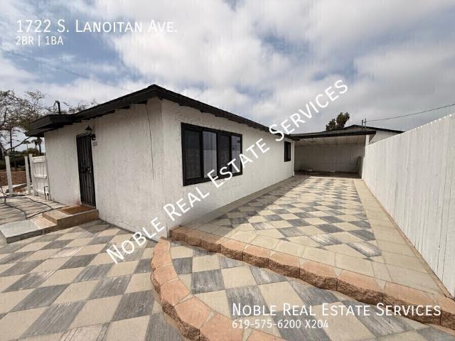 2 BR, 1 BA Apartment 1722 S. Lanoitan Ave National City, CA 91950