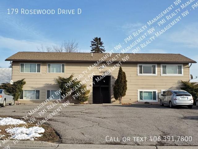 2 BR, 1 BA Apartment 179 Rosewood Drive D, Kalispell, MT 59901
