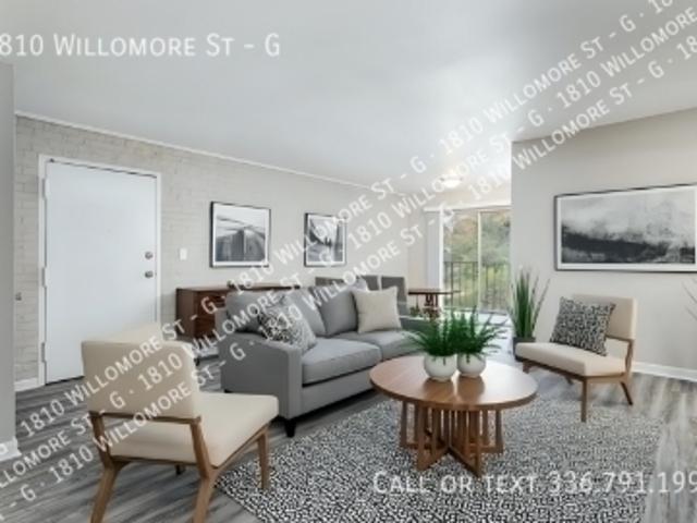 2 BR, 1 BA Apartment 1810 Willomore St, Greensboro, NC 27406